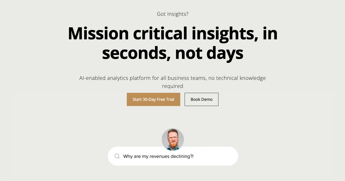 Analytics made simpler using AI